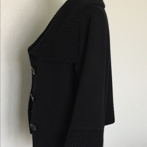 CAbi | Sweaters | Cabi Jackie O Black Cropped Cardi Sweater | Poshmark